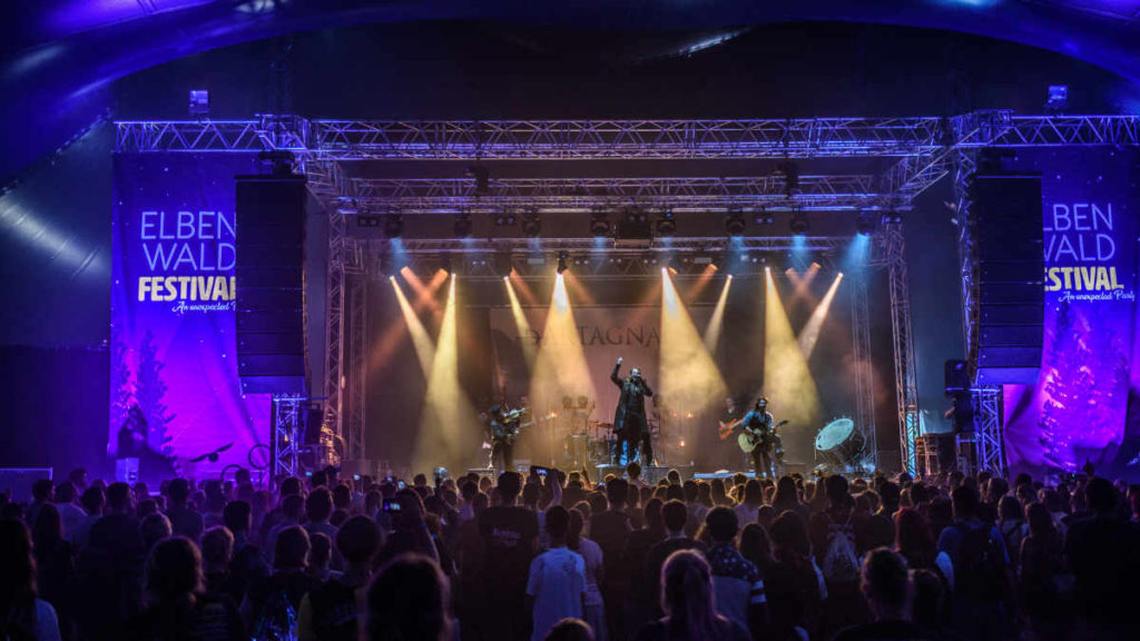 PM Blue beschallt das Elbenwald Festival mit RCF - EventElevator