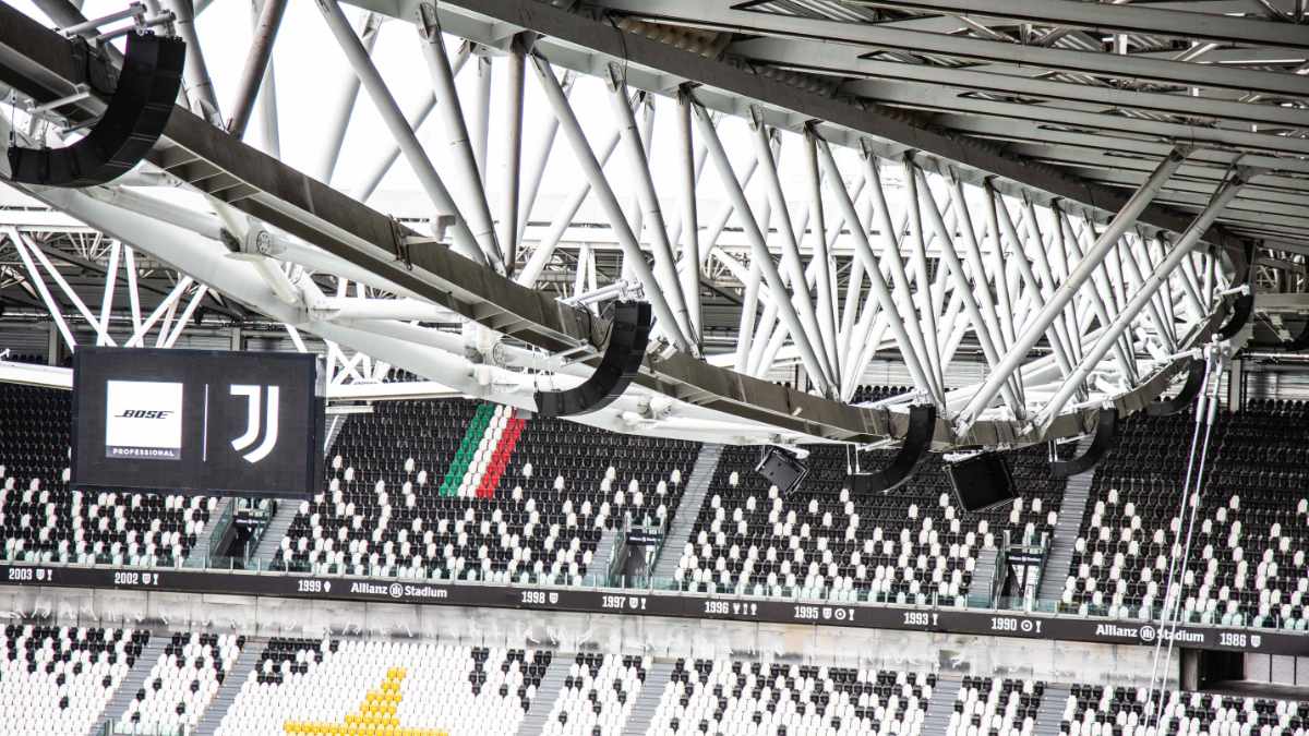 Juventus Turin setzt im Allianz Stadium auf Bose - EventElevator