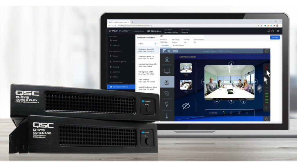 QSC präsentiert Q-SYS Core 8 Flex und Q-SYS Core Nano - EventElevator