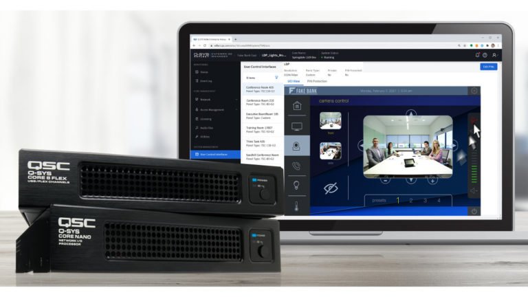 QSC präsentiert Q-SYS Core 8 Flex und Q-SYS Core Nano - EventElevator