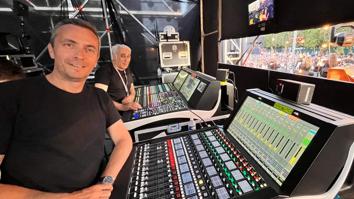 Fünf Lawo mc² Pulte beim Concert de Paris im Einsatz - EventElevator